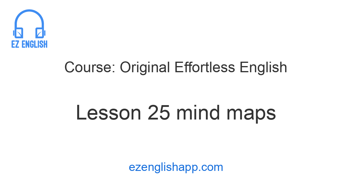 Enhance Thinking With Mind Maps in Effortless English